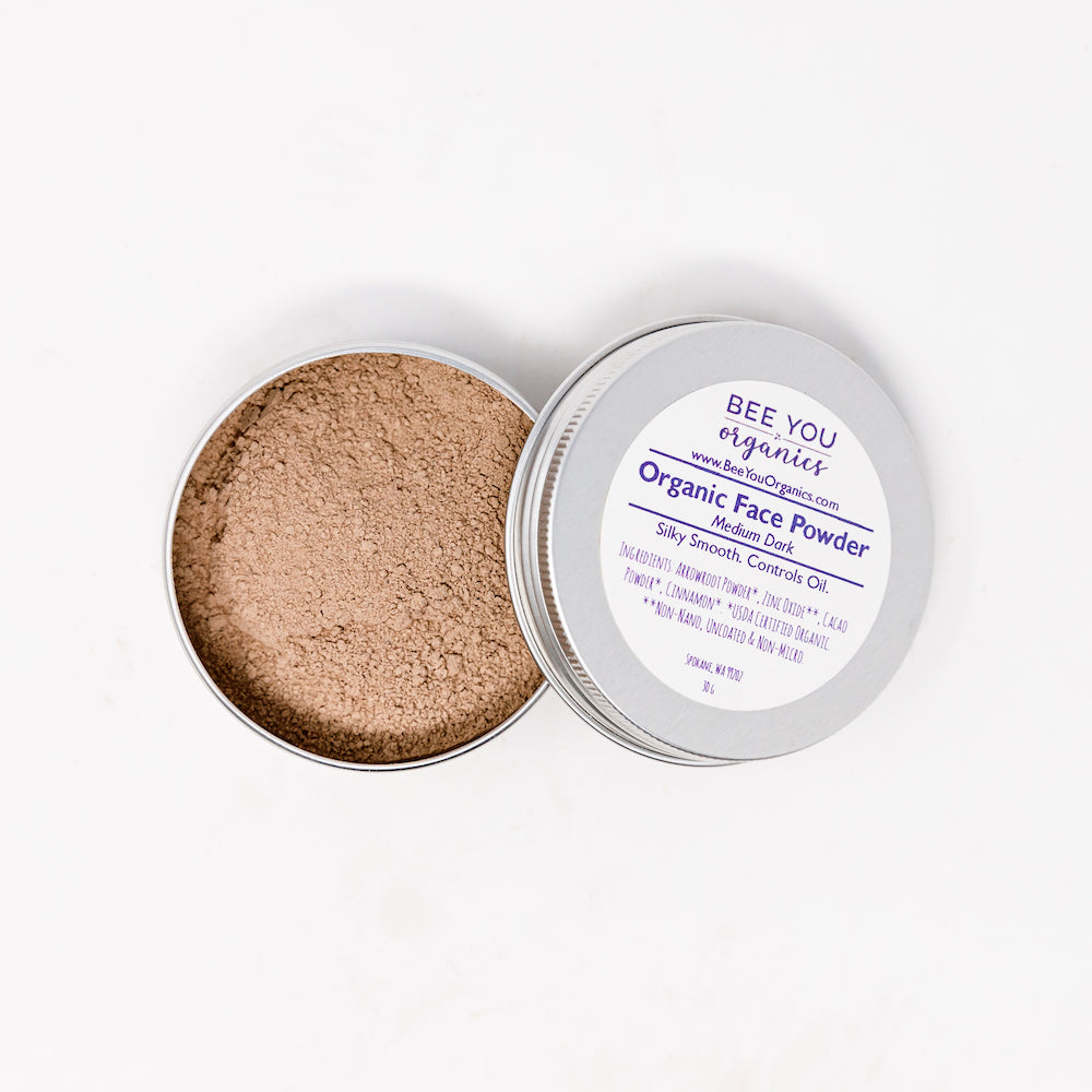 Organic Face Powder | Matte Finish, Plastic Free, No Synthetic ...